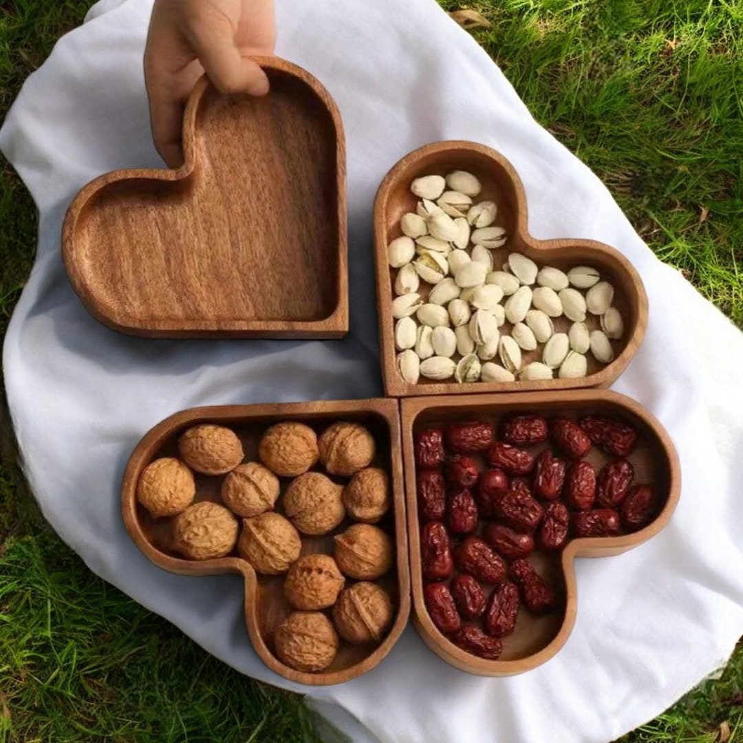 Cute Heart Shaped Picnic Plates for Kitchen Decor, Decorative ...