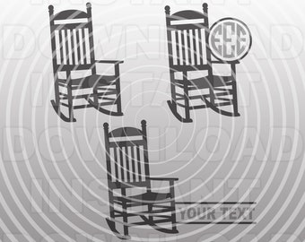 Rocking Chair Svg | Etsy