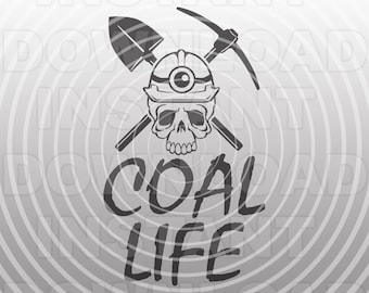 Coal miner svg file | Etsy