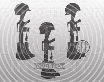 Fallen soldier decal | Etsy