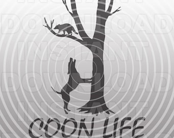 Coon hunting svg | Etsy