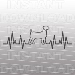 Heartbeat Boer Goat Svg,stock Show SVG File,livestock SVG -commercial ...