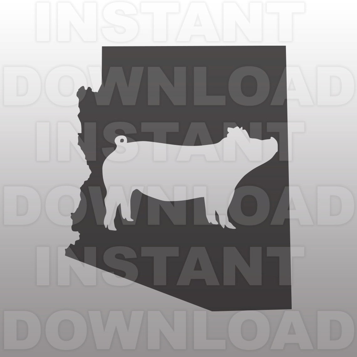 4H SVG File FFA SVG File Show Pig svg File Arizona svg | Etsy