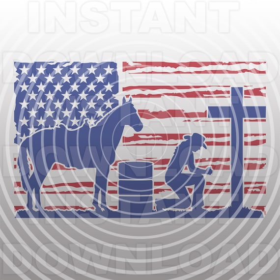 Cowgirl Barrel Racer With Horse Kneeling Praying at Memorial | Etsy