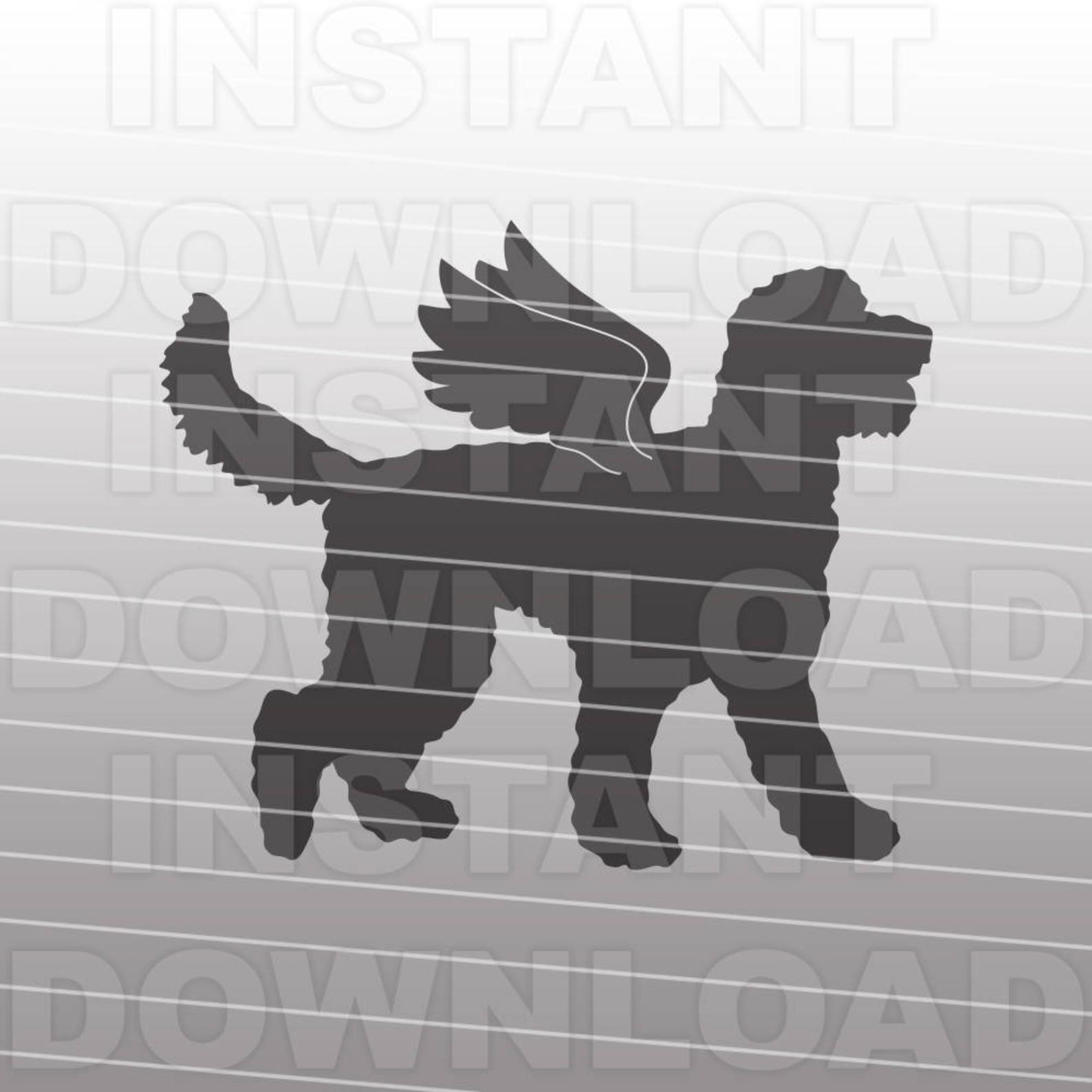 Dog Memorial SVG File,goldendoodle SVG File,labradoodle SVG -vector Art ...