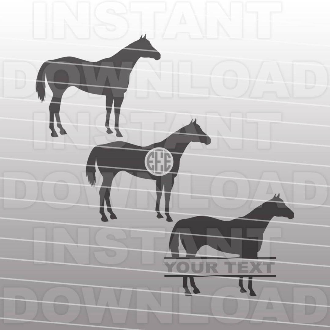 Quarter Horse SVG File,country Western Svg,ranch Svg -vector Art for ...