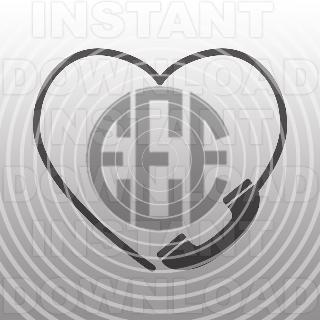 Telephone With Heart Monogram Frame SVG File,call Center Svg,scheduler ...