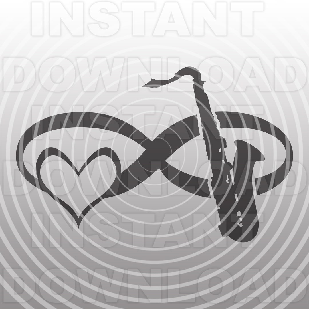 Tenor Saxophone SVG File,saxophone Love Svg,marching Band SVG -vector ...