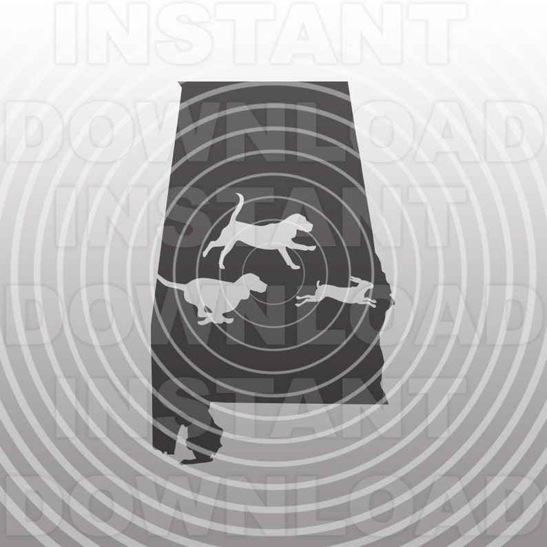 Beagle Dogs SVG Filealabama Rabbit Hunting Svghunting Dog | Etsy