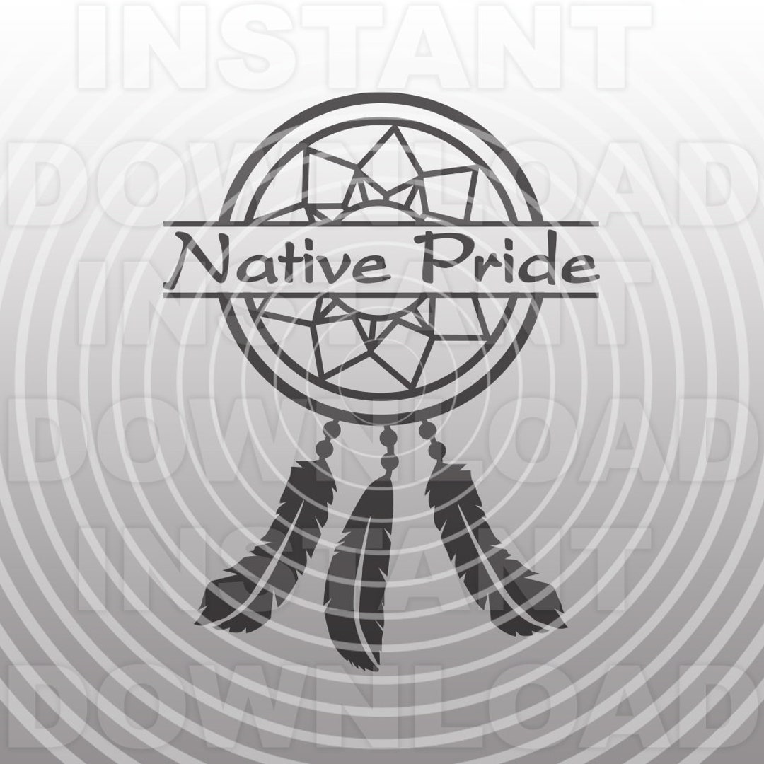Native Pride Dreamcatcher SVG File,native American Svg,pow Wow Svg ...