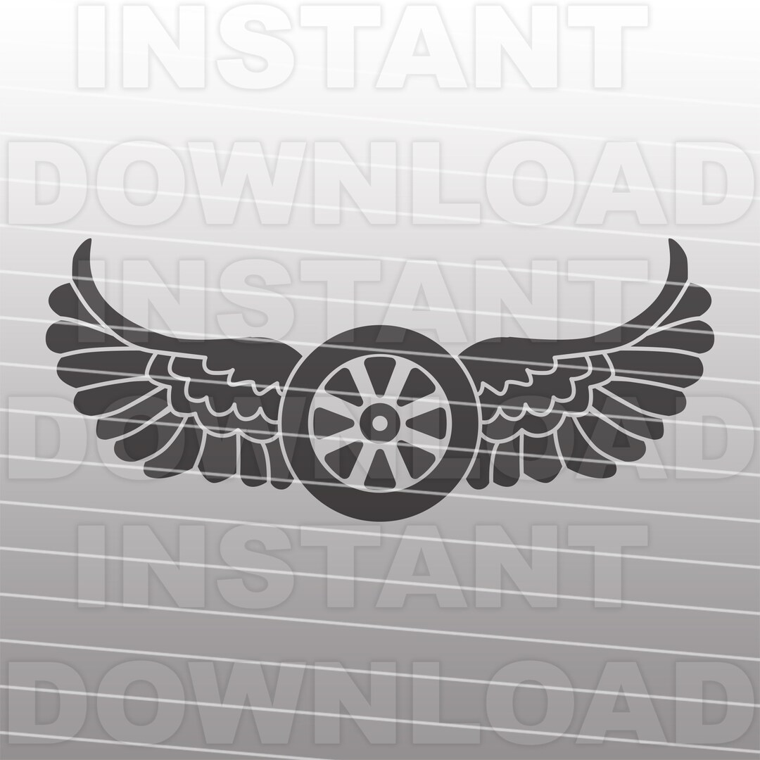 Racing Tire With Wings SVG File,car Racing Svg,auto Mechanic SVG ...