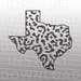 Texas Leopard Print SVG File,texas State Outline SVG - Commercial ...