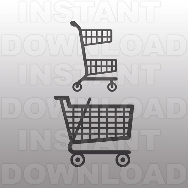 Grocery Cart Svg - Etsy