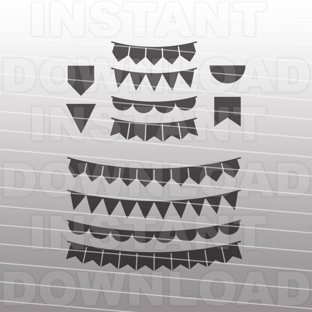 Bunting Banner SVG Filebanner Design SVG File for Commercial - Etsy