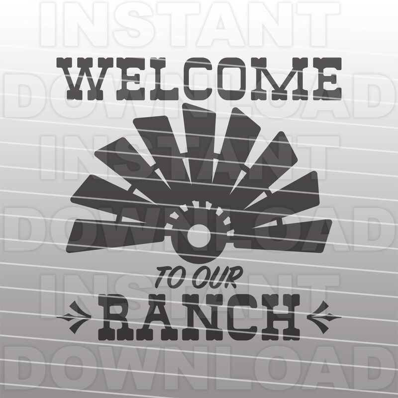 Welcome to the Ranch Svg - Etsy