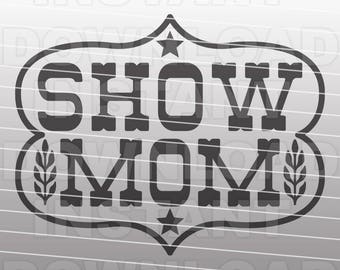Stock Show Mom Svg - Etsy