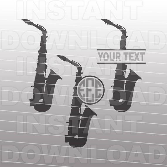 Saxophone SVG Filesax Svgmusical Instrument Svgband - Etsy