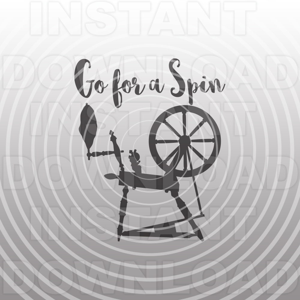 Spinning Wheel SVG Filesheep Svgyarn Svgknitting Svgvector - Etsy