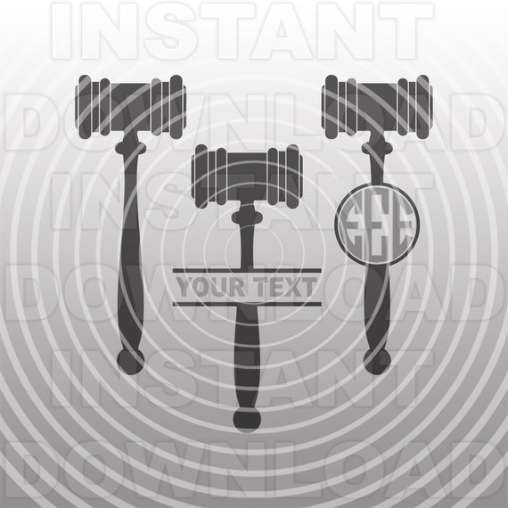 Gavel SVG Filejudge Gavel Svgauction Svgauctioneer Svg | Etsy