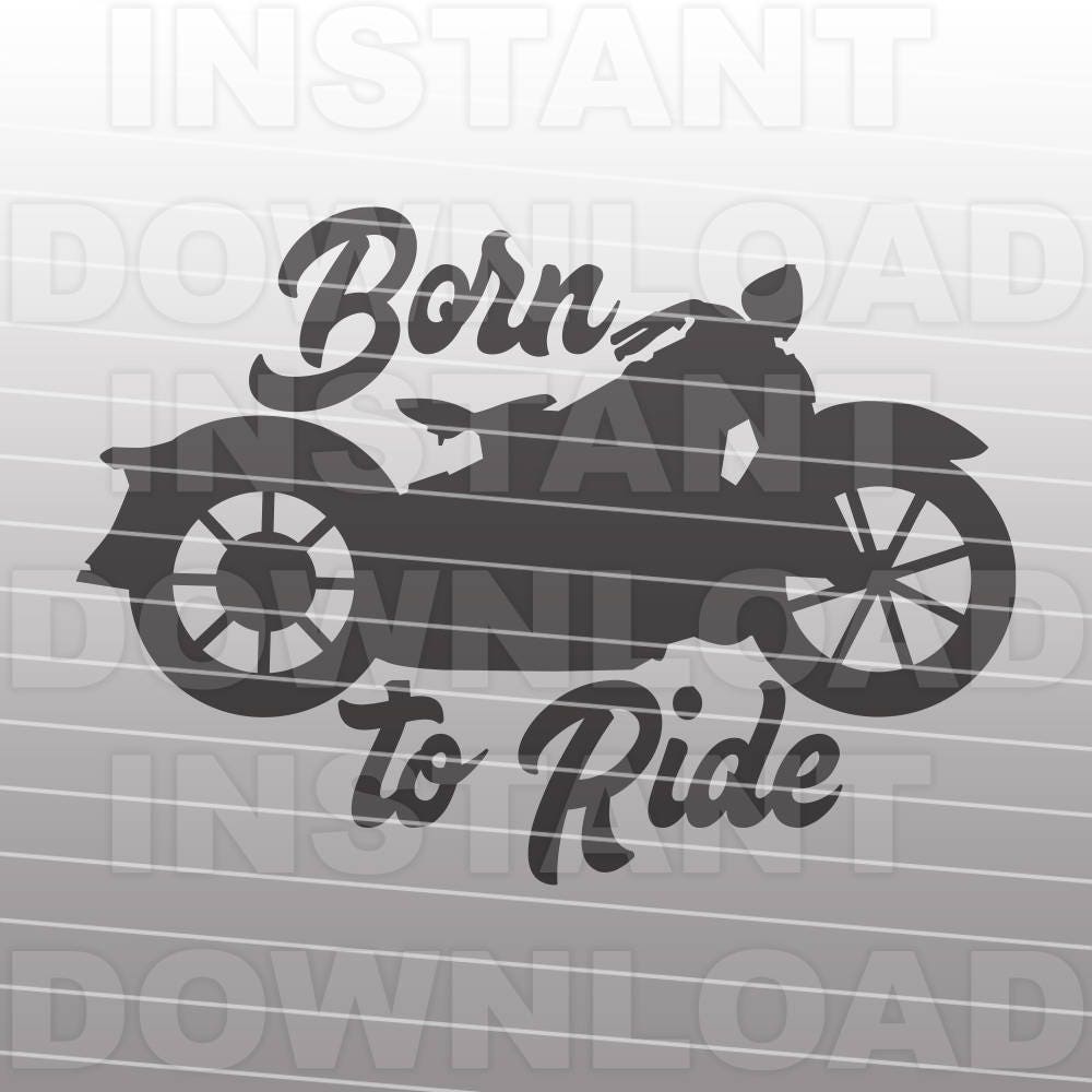 Born to Ride Motorcycle SVG Filemens Tshirt Svgdad - Etsy