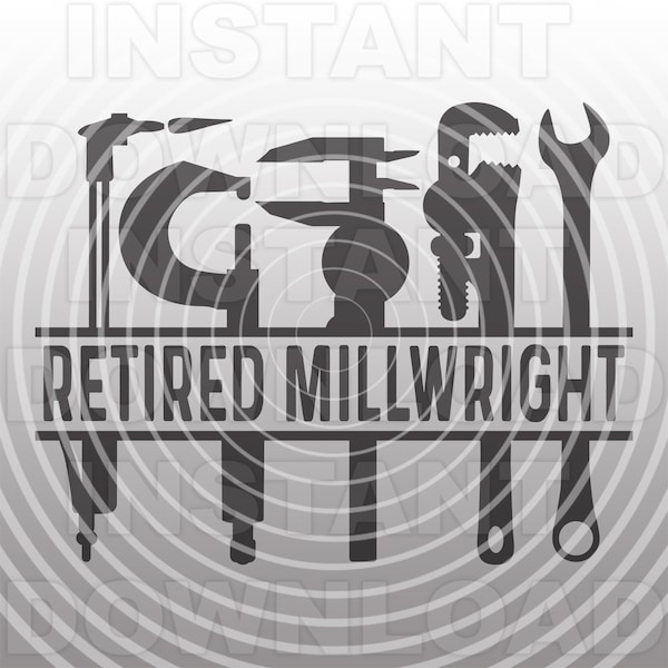 Millwright Tools Svg - Etsy