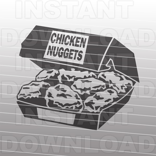 Chicken Nugget Box - Etsy