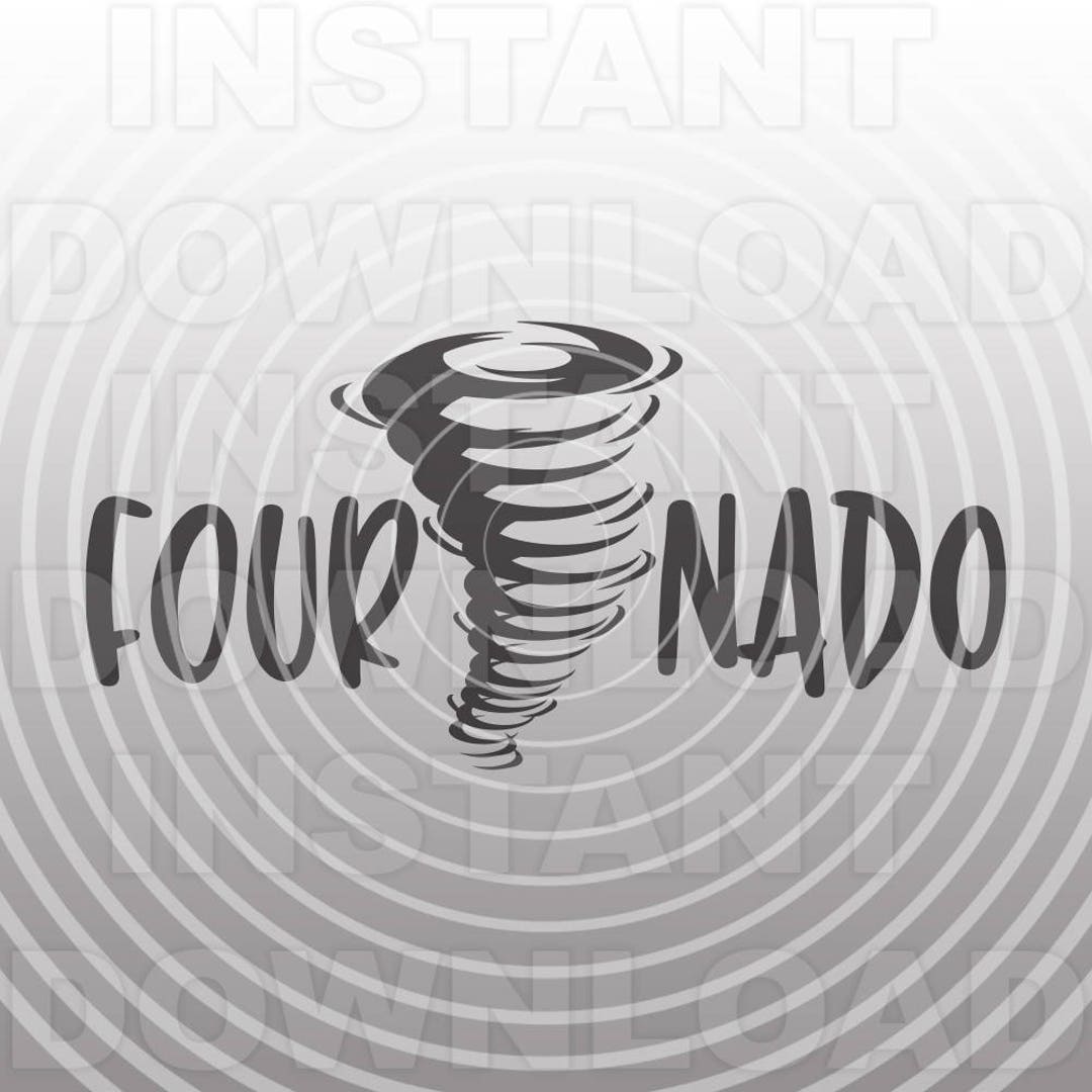 Fournado Birthday T-shirt Svg,4th Birthday Svg,fourth Birthday Svg,boy ...