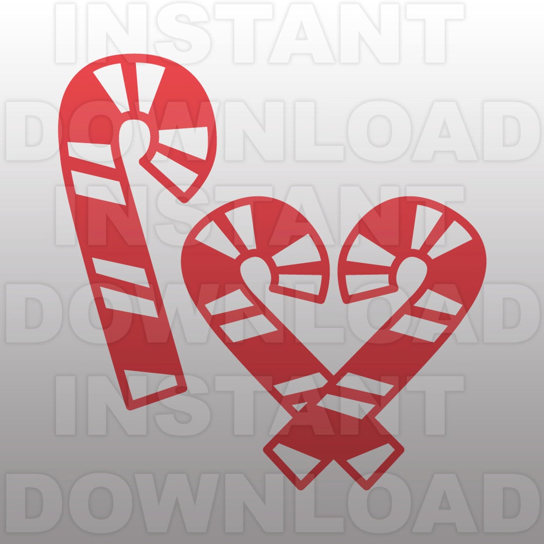Candy Canes SVG File-christmas SVG File-holiday Svg-die Cut,vector Clip ...