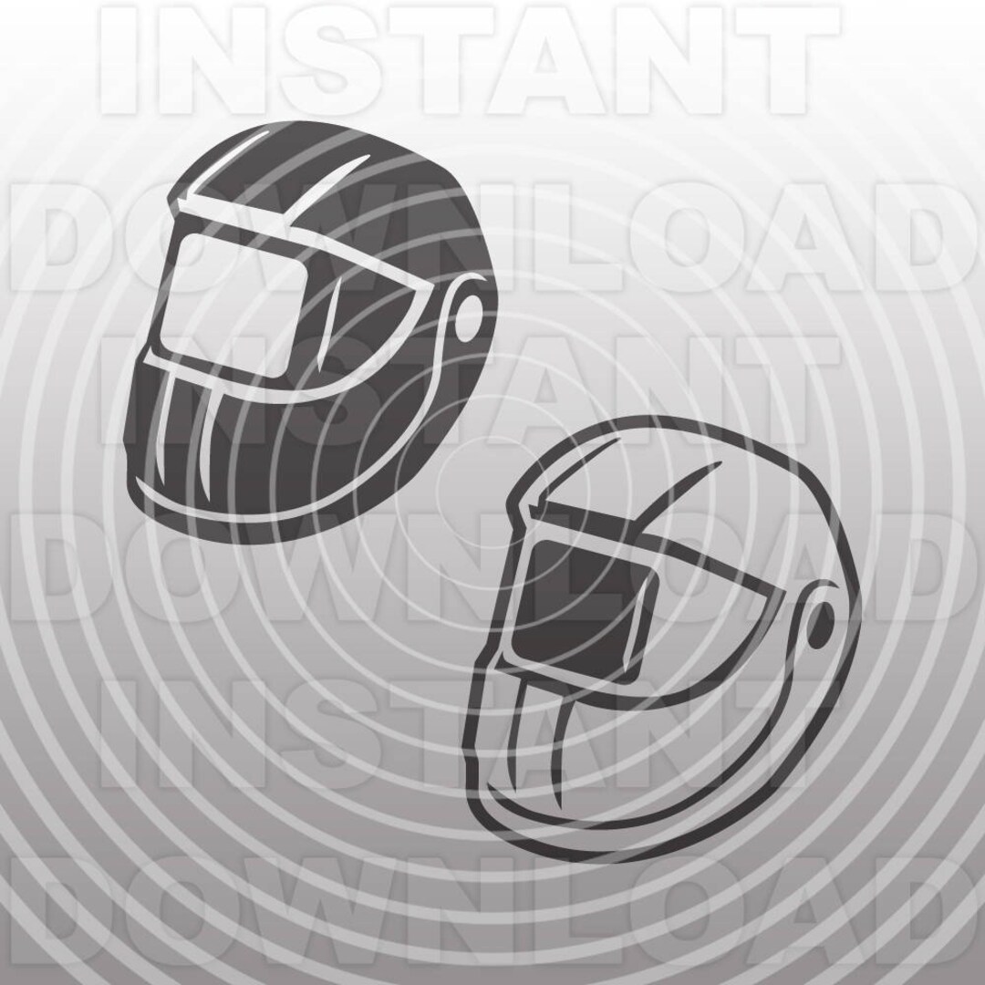 Welding Helmet SVG File - Welders Helmet SVG File -commercial ...