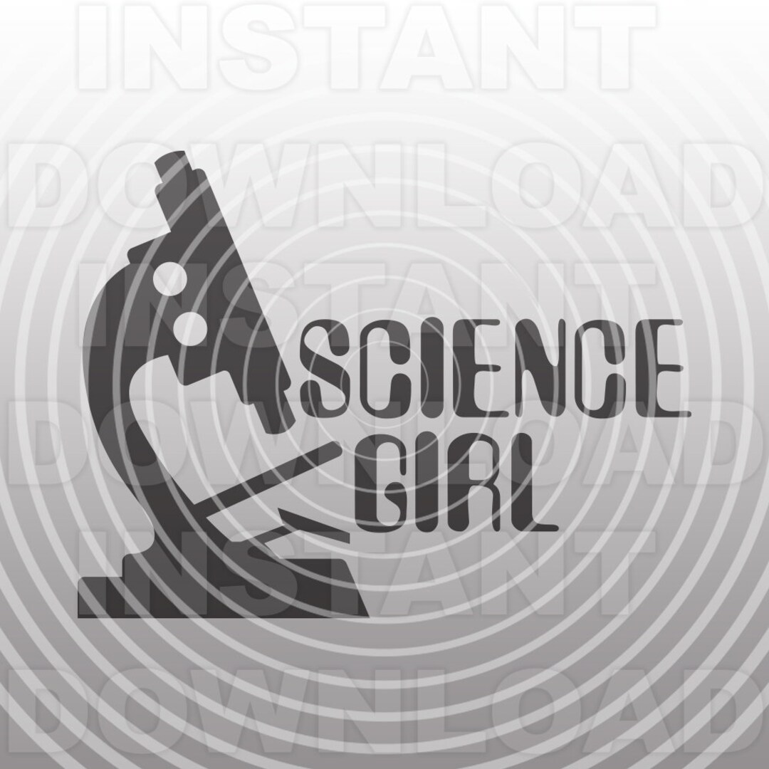 Archivo SVG Science Girl Microscopio SVG archivo STEM svg - Etsy España