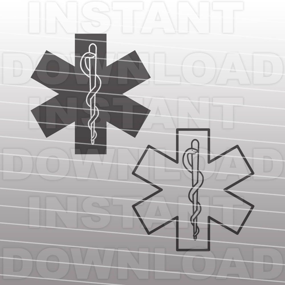 EMT Symbol SVG File Medical Symbol SVG Vector Art | Etsy