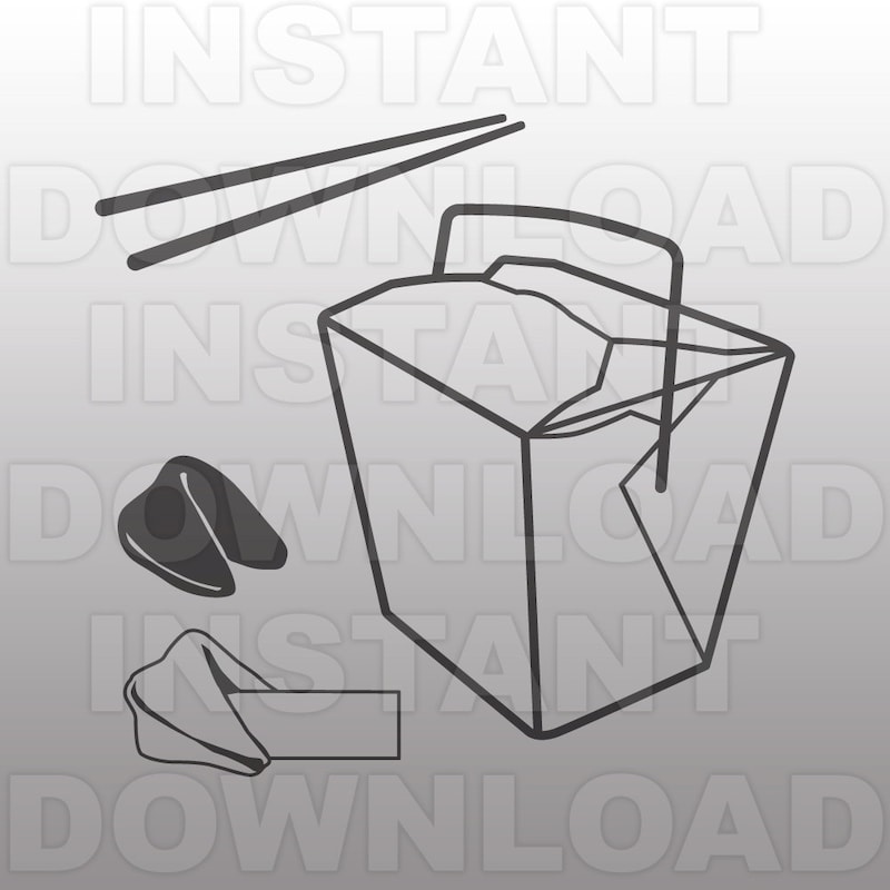 Chinese Take Out Box - Etsy