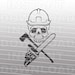 Logging Skull SVG File,logger Skull SVG File Commercial & Personal Use ...