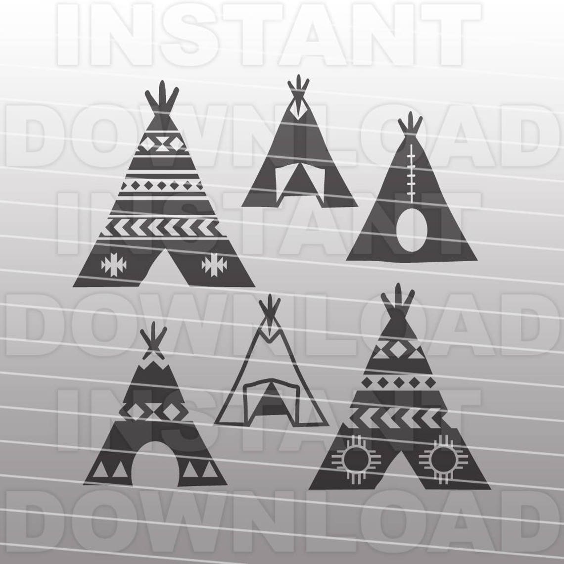 Teepee SVG Fileindian Teepee SVG Filewestern SVG File-vector | Etsy
