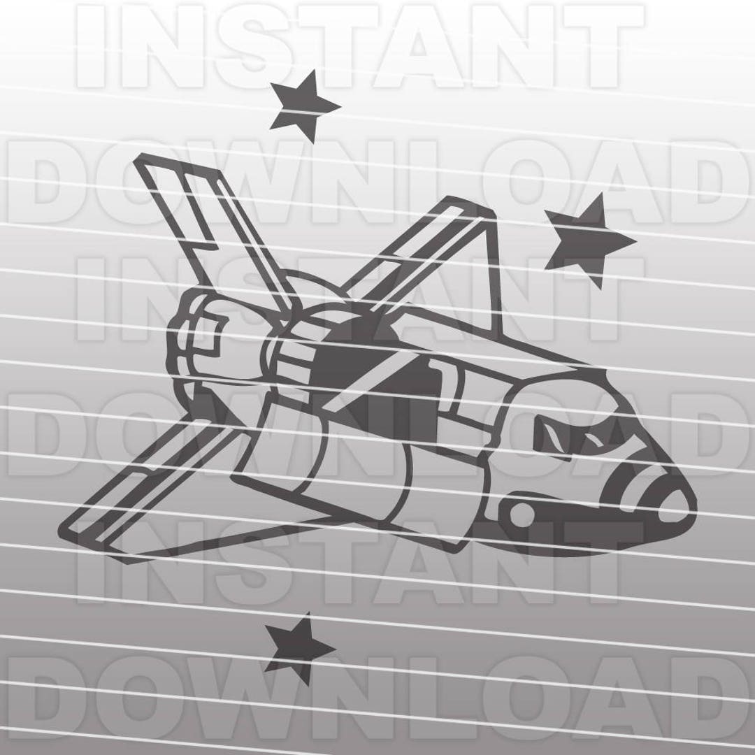 Rocket SVG File,space Shuttle Svg-cutting Template-vector Clip Art for ...
