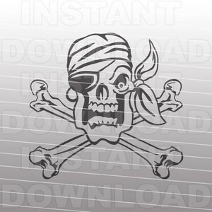 Pirate Skull SVG File,halloween Svg,spooky Svg,horror Svg -vector Art ...