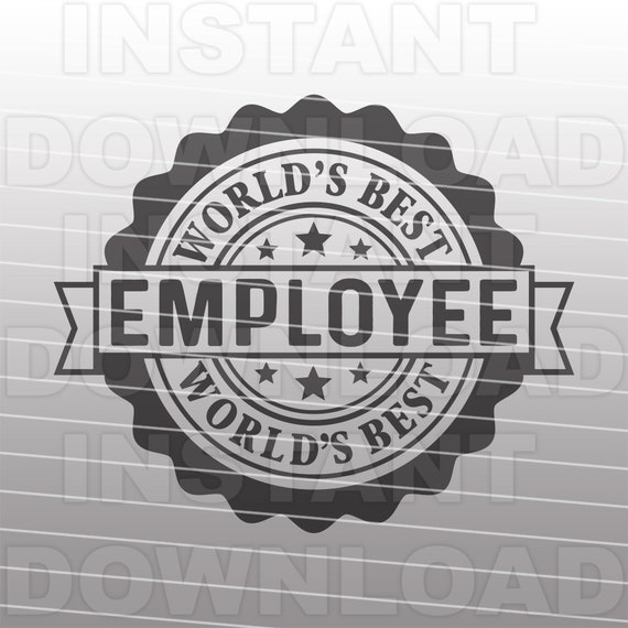 World's Best Employee SVG Filebest Employee Svgemployee - Etsy