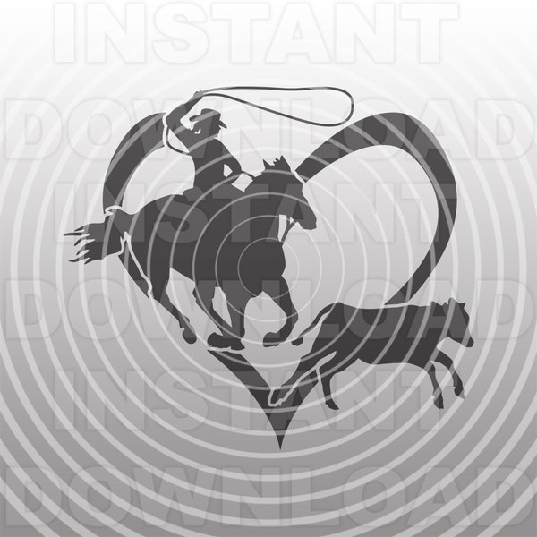 Tie Down Roping Svg - Etsy