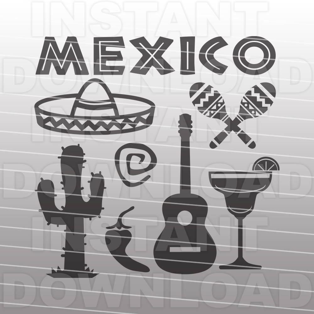 Mexican SVG Bundlemexico SVG Filefiesta SVG commercial & - Etsy