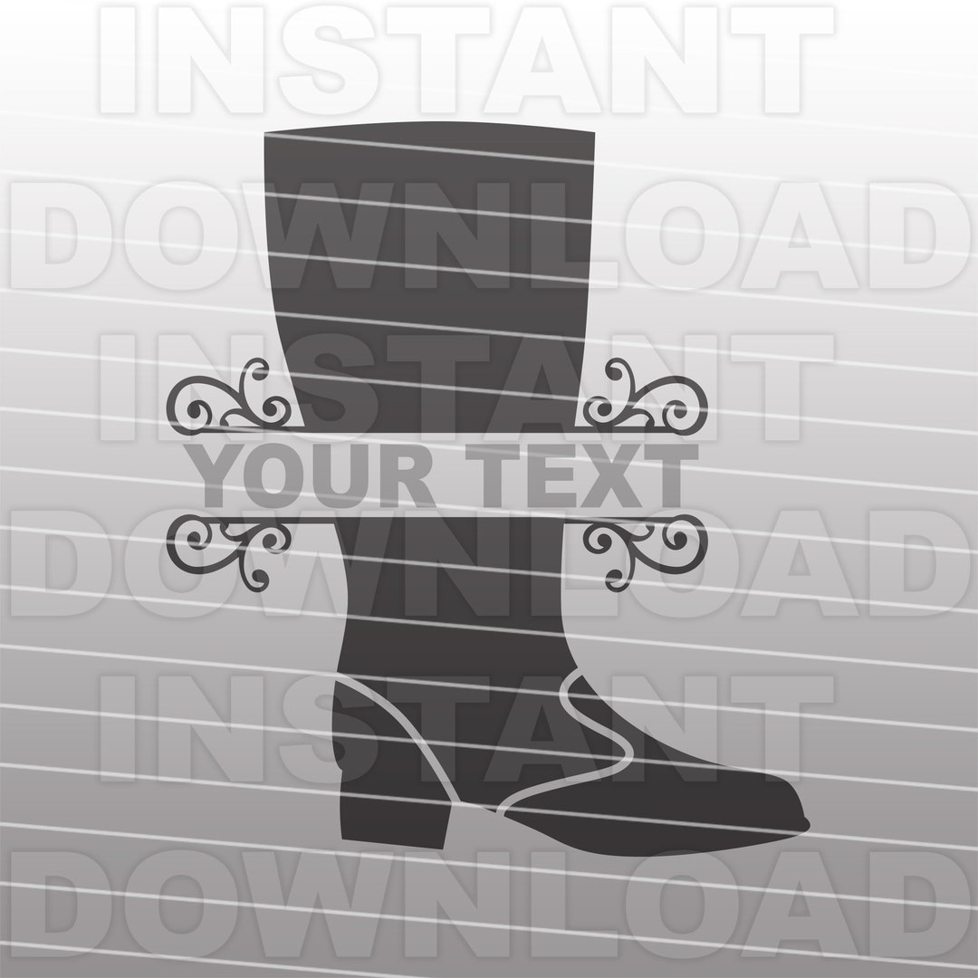 Majorette Boot SVG File,majorette Split Monogram Frame Svg,dance Squad ...