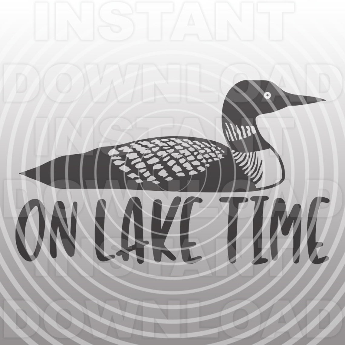 On Lake Time SVG Fileloon Svglake Life Svgweekend Svg - Etsy