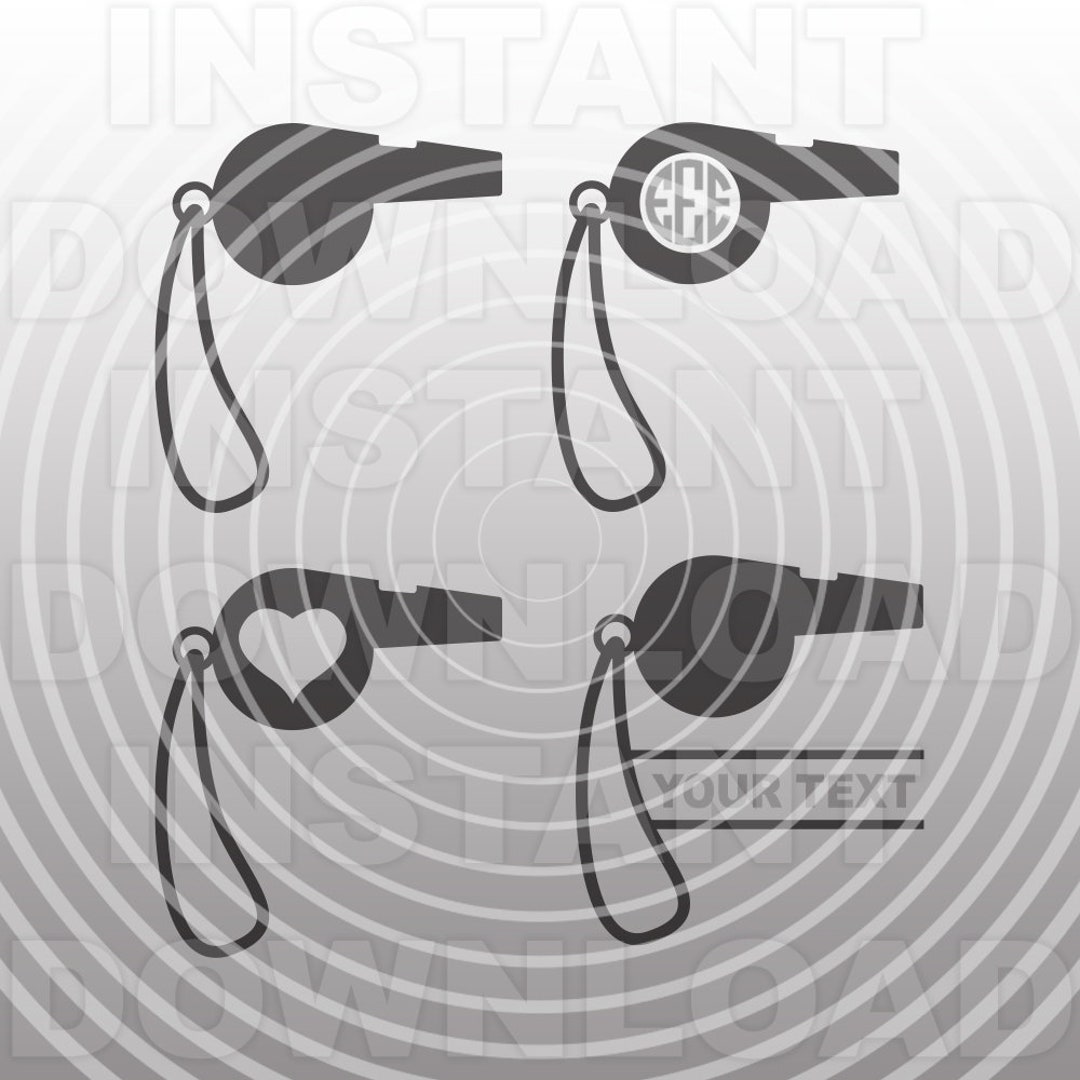 Coach Whistle SVG File,coaching Svg,coach Svg,referee Whistle Svg ...