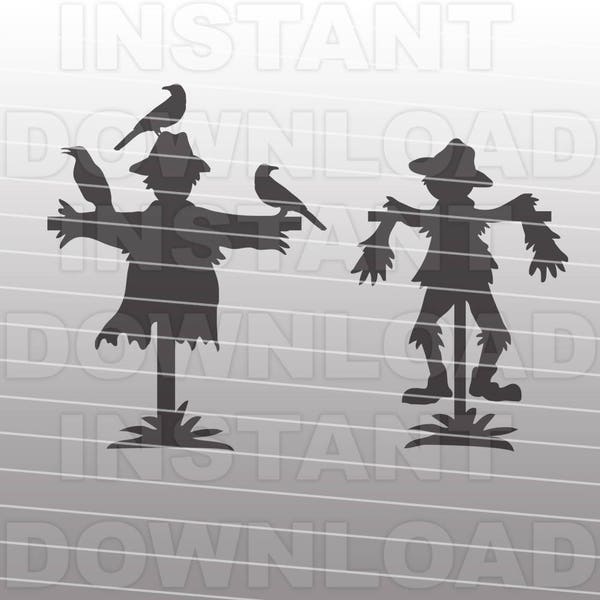 Scarecrow Svg - Etsy