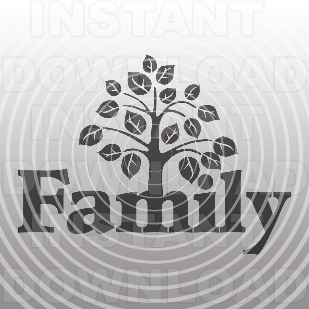 Family Tree SVG File,family Reunion SVG File -vector Clip Art for ...