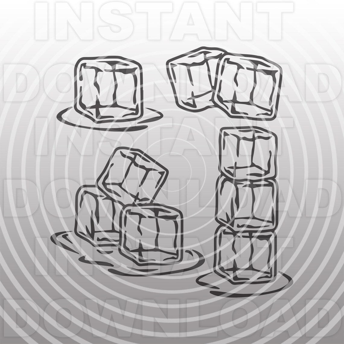 Ice Cubes SVG File,ice Svg,ice Cube Outline Svg,ice Cube Icon Svg ...