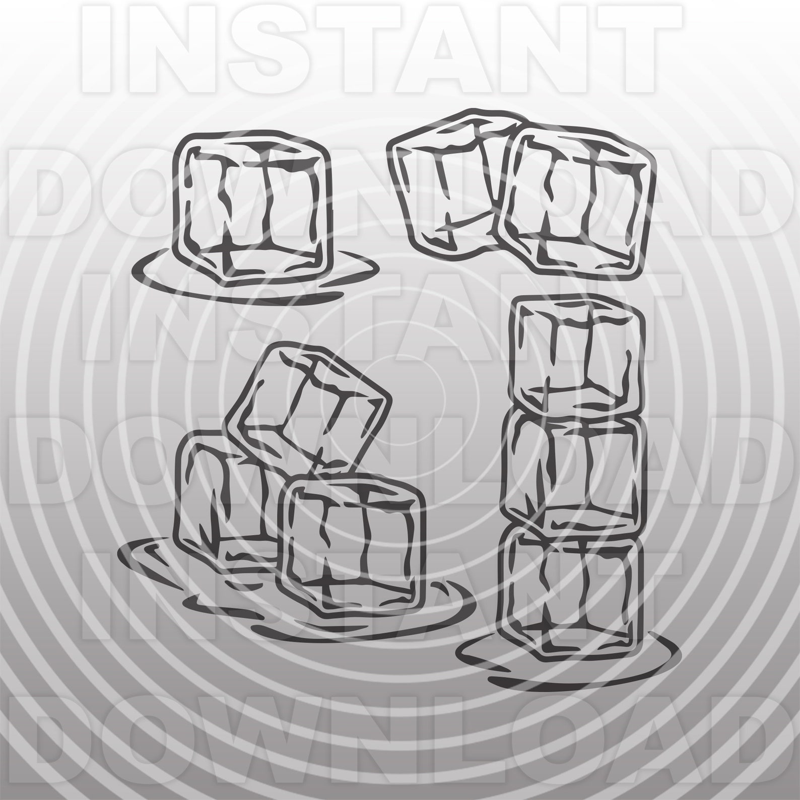 Ice Cubes SVG File,ice Svg,ice Cube Outline Svg,ice Cube Icon Svg ...