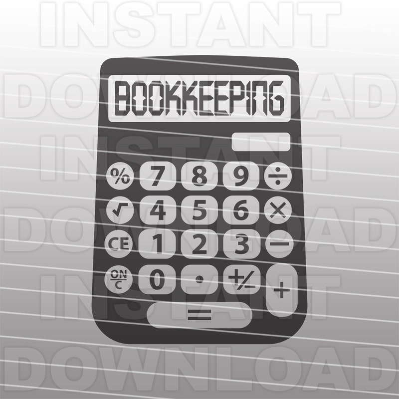 Bookkeeper Svg - Etsy