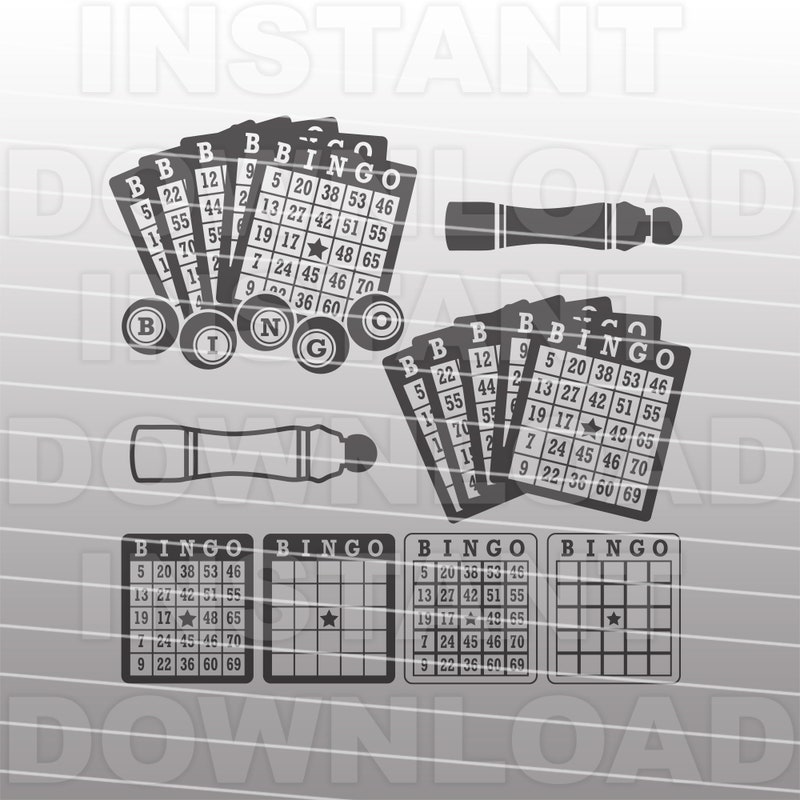 Bingo Svg - Etsy