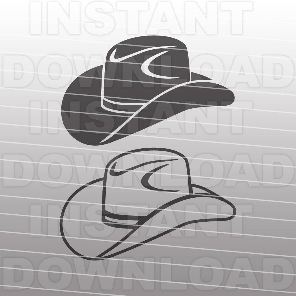 Cowboy Hat SVG File Country Western SVG Vector art - Etsy México
