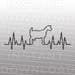 Dairy Goat SVG File,stock Show Svg,heartbeat Pulse EKG Goat-commercial ...